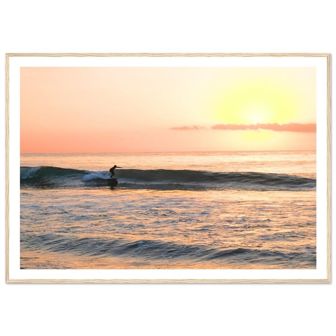 Fine Art Coastal Surf Print - Vintage California Ocean Wall Art ...