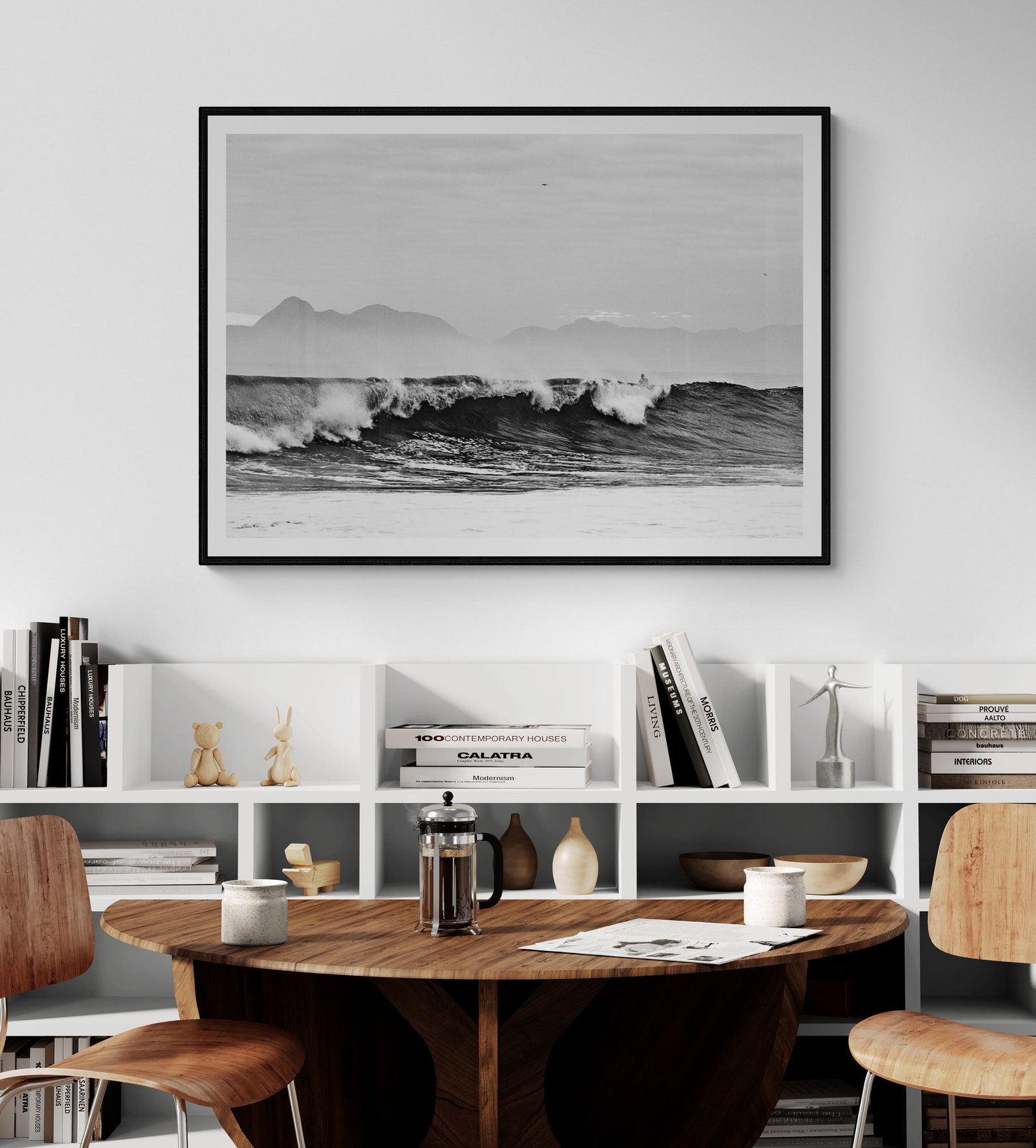 Fine Art Surf Print Ocean Surf Black and White Photography Print ...