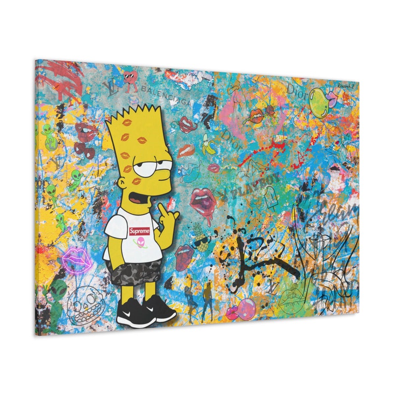 Simpsons Art - Etsy