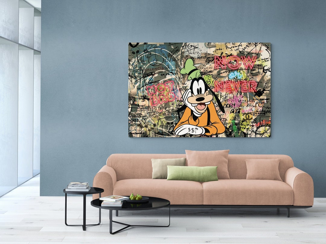 Fine Art Contemporary Mixed Media Canvas Wall Art With a Graffiti Twist ...