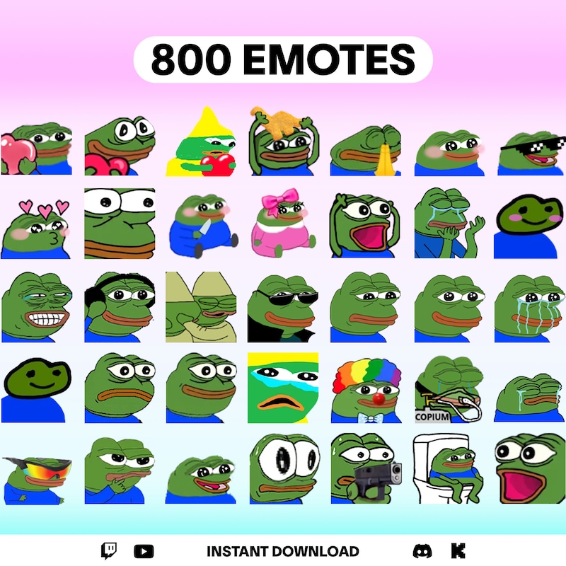 Twitch Emote Pack Twerk - Etsy