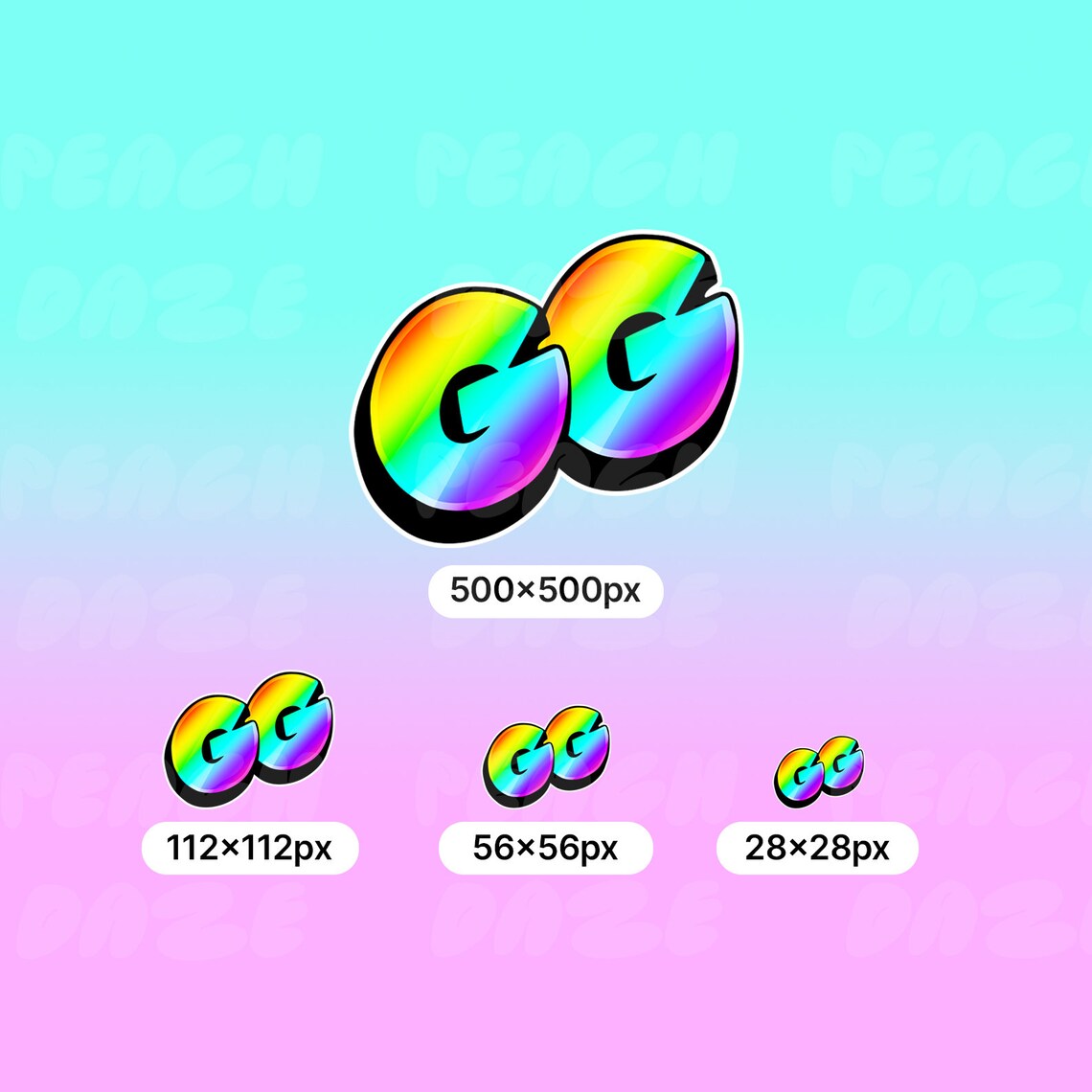 GG Emote - Twitch Emote | Stream Discord Good Game Emotes Rainbow Gamer ...