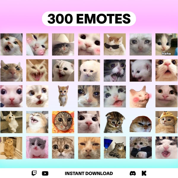 Animated Twitch Emotes, Twitch Emotes, Kick Emotes, Discord Emotes, Cat ...