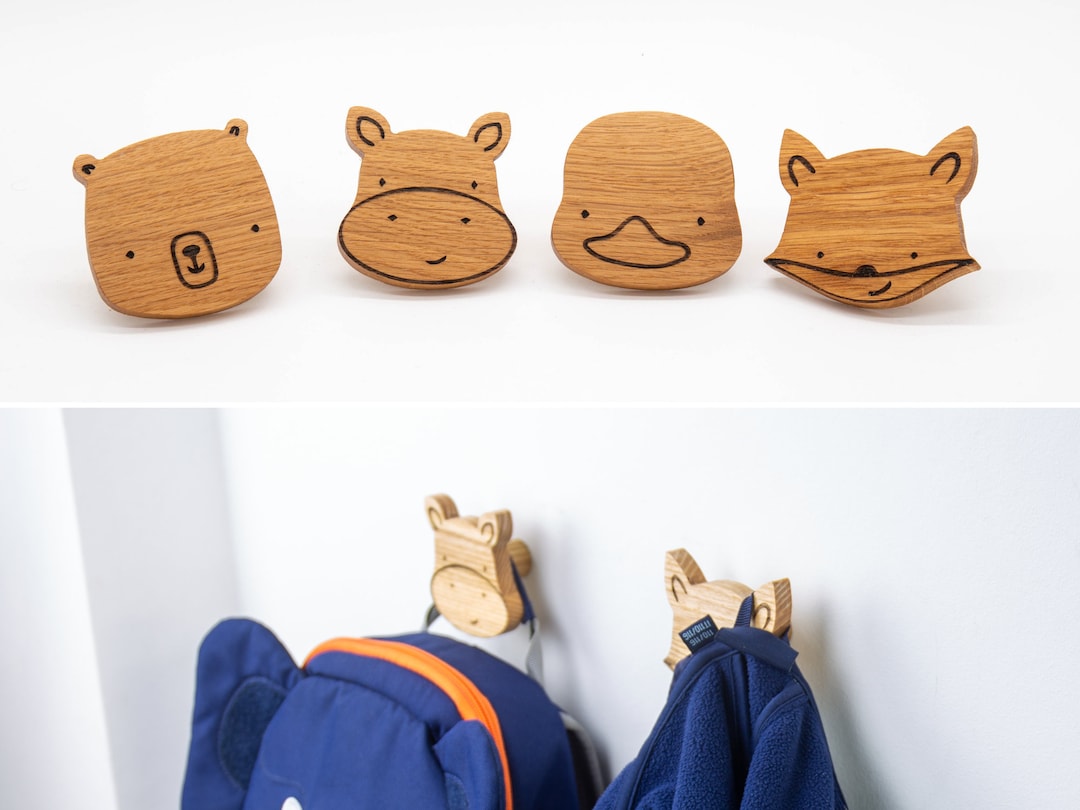 Coat Rack for Children | Children's Room Hooks | Coat Hooks for Kids ...