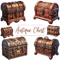 100+ Treasure Chest SVG Bundle, Instant Digital Download, PNG, SVG Cut ...