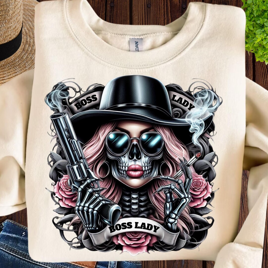 Boss Lady Clip Art PNG, DTF, Retro Png, Boss Lady Sublimation Design ...
