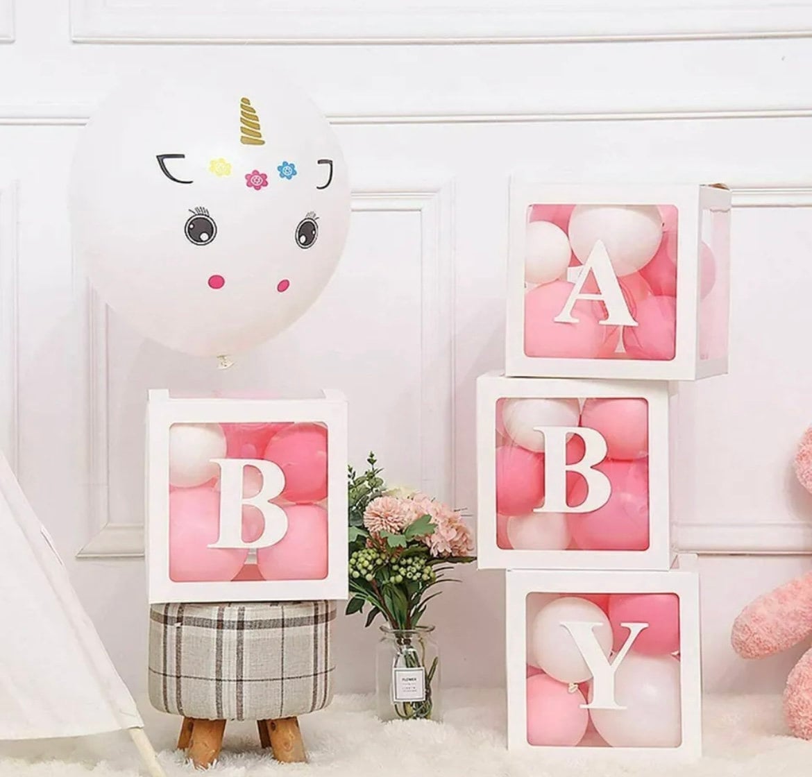 Baby Shower Balloon Boxes With Balloons - Etsy