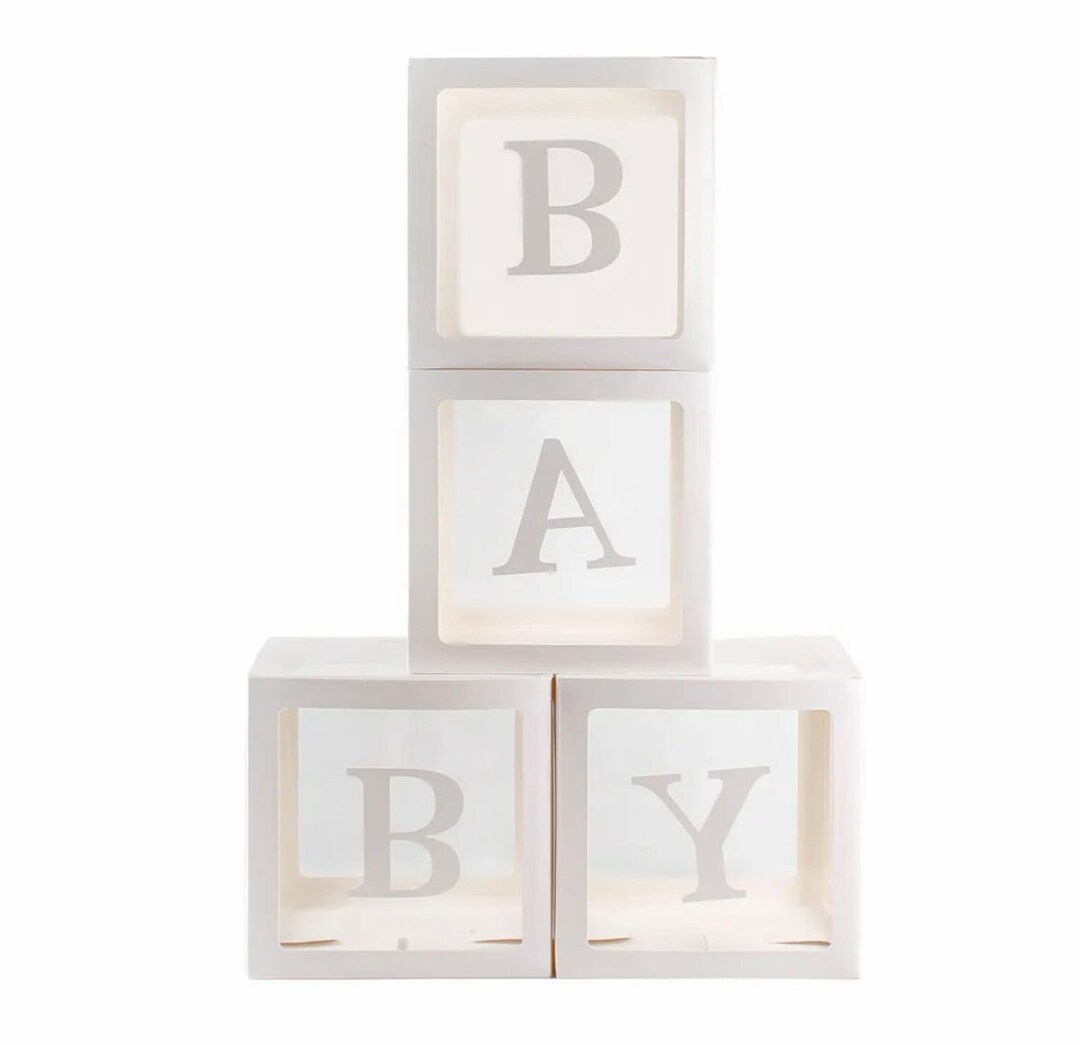 Baby Shower Balloon Boxes With Balloons - Etsy