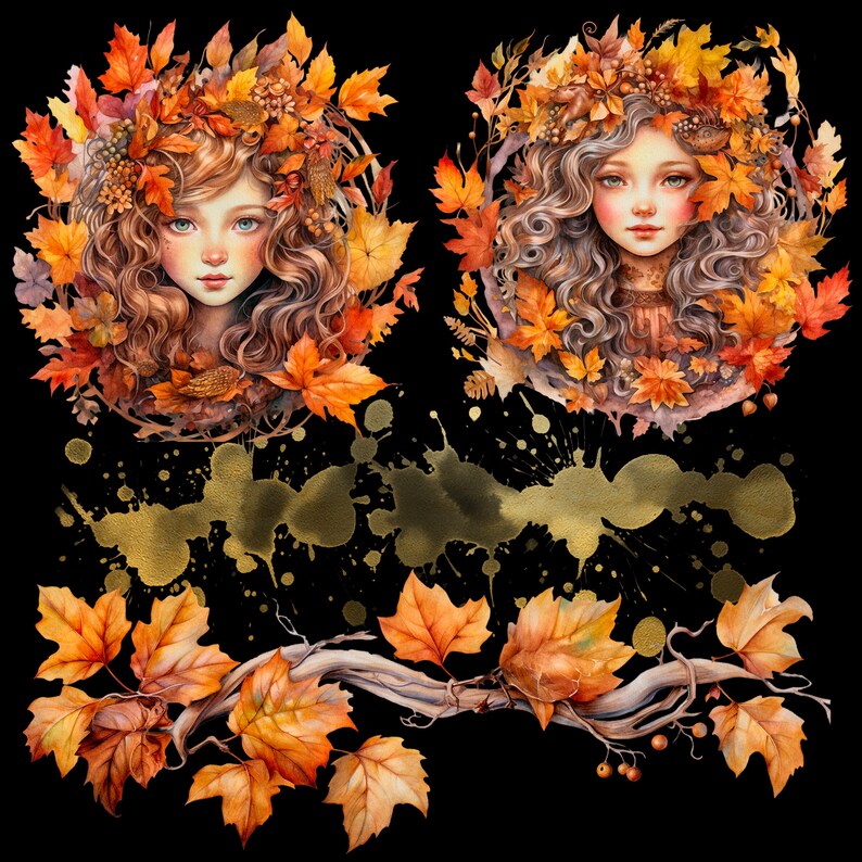 Mabon Autumn Equinox Clipart Set - Celtic September Celebration ...