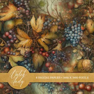 Celtic Fairytale Digital Backgrounds - Printable Scrapbook Paper ...