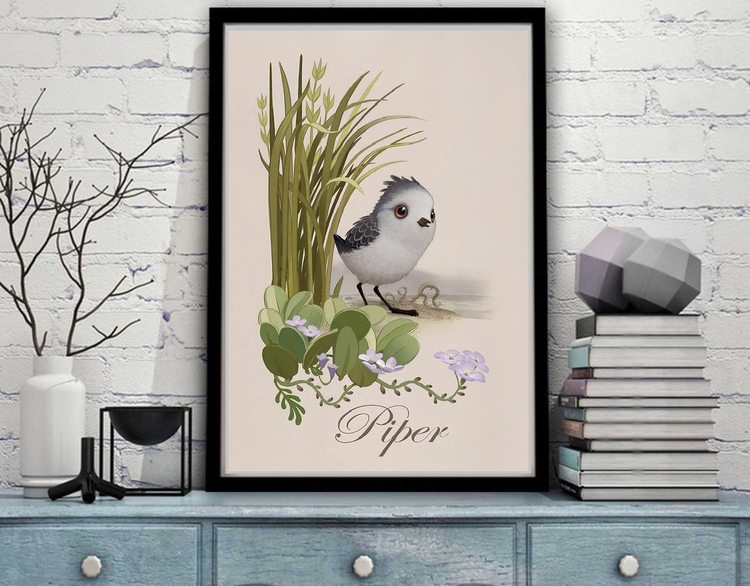 Piper Mother Bird Animation Anime Poster Print Fire Water Land Air Kids ...