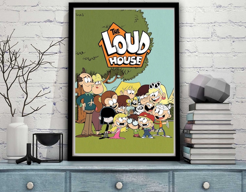 The Loud House Animation Anime Poster Print Fire Water Land Air Kids ...