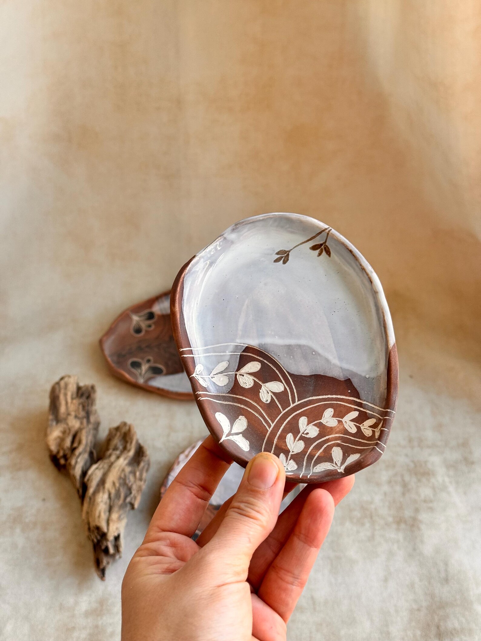 Handcrafted Pottery With Elegant Floral Patterns - Etsy