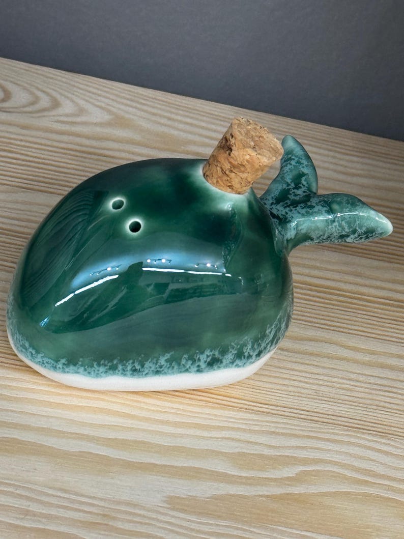 Handmade Ceramic Whale Salt Shaker: Ocean Kitchen Decor - Etsy