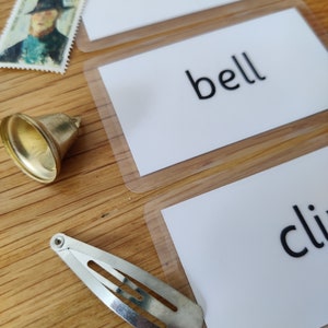 Montessori Blue Objects and Words for Early Readers. Box 3. UK Only ...