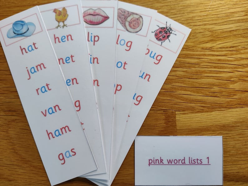 Montessori Pink Series Bundle for Early Readers - Etsy