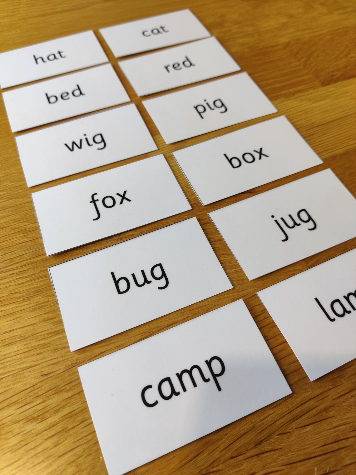 Montessori Rhyming Material. Matching Rhyming Pictures. Matching ...