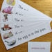 Montessori Early Reading Materials, Pink and Blue Phrase and Sentence ...
