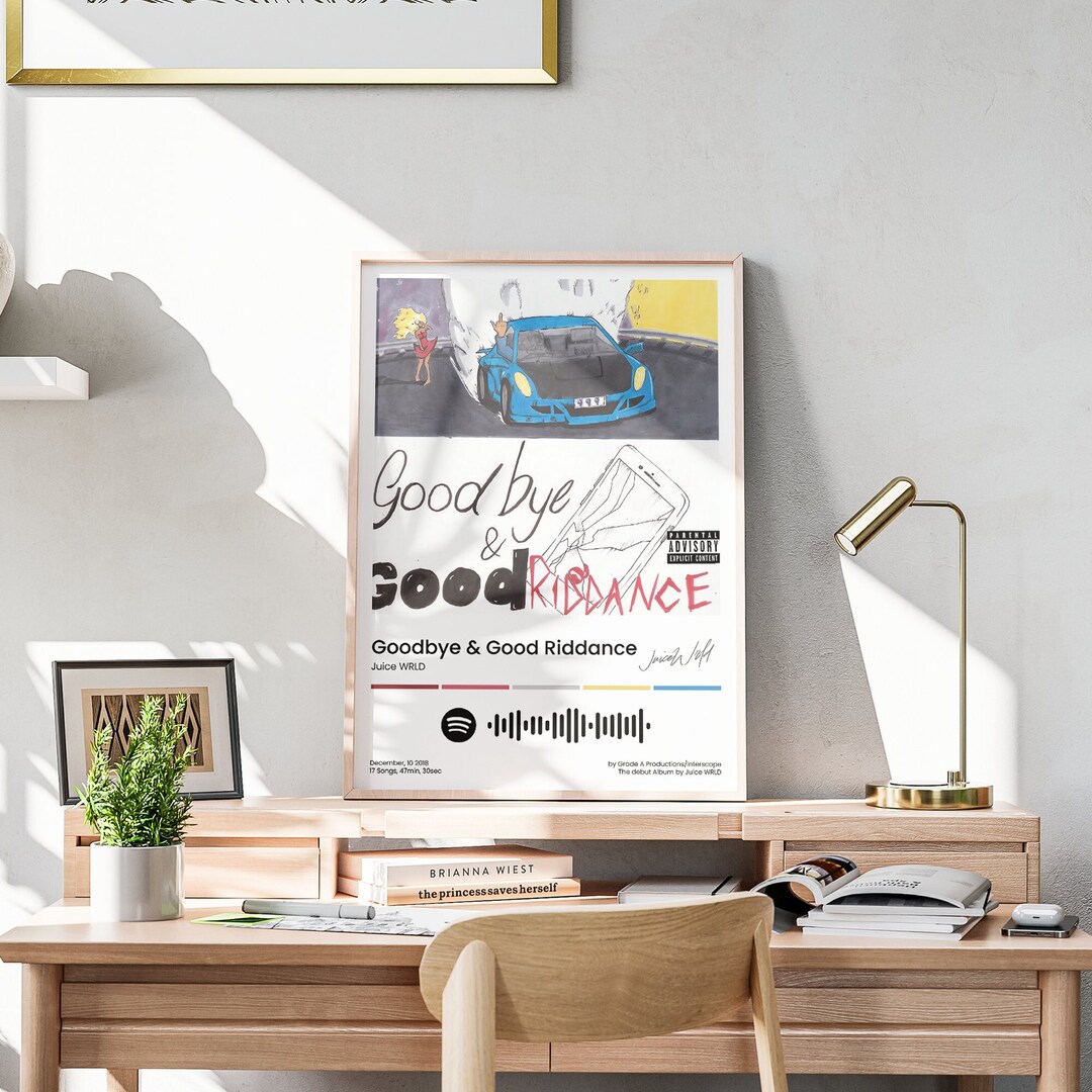 Juice WRLD Goodbye & Good Riddance Album Cover Art Print Perfect for ...