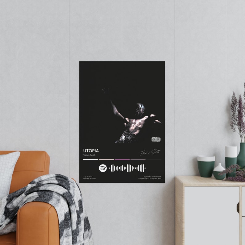 Travis Scott 'UTOPIA' Album Cover Art Print Perfect - Etsy
