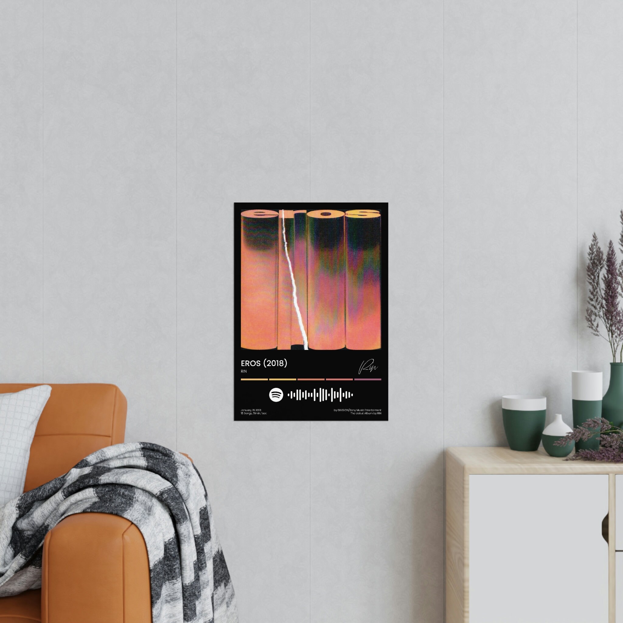 RIN 'EROS 2018' Album Cover Poster Perfect for Your Music Wall - Etsy