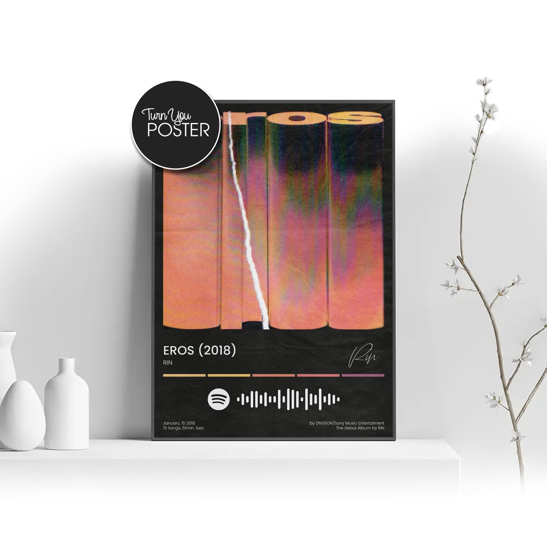 RIN 'EROS 2018' Album Cover Poster Perfect for Your Music Wall - Etsy
