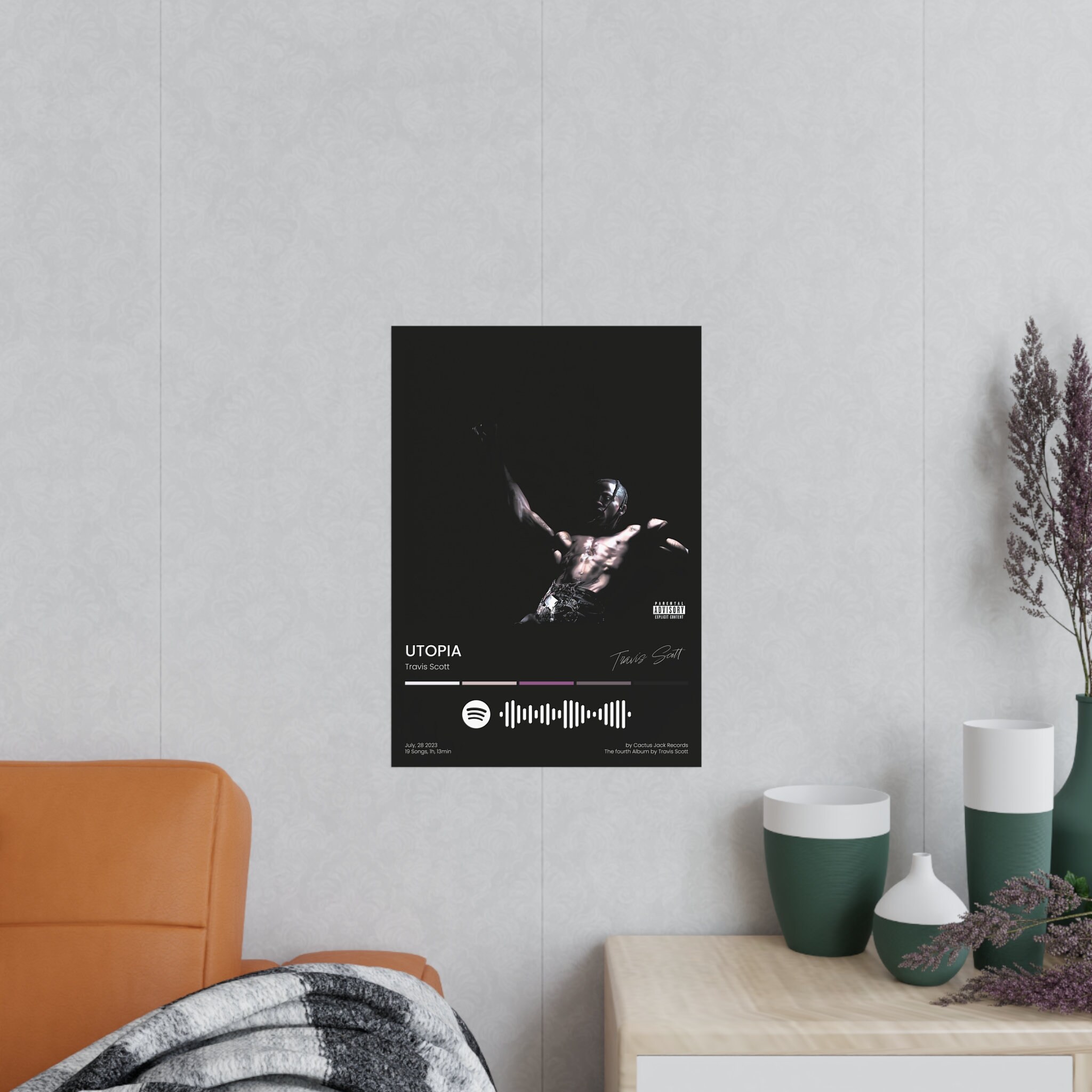 Travis Scott 'UTOPIA' Album Cover Art Print Perfect - Etsy Australia