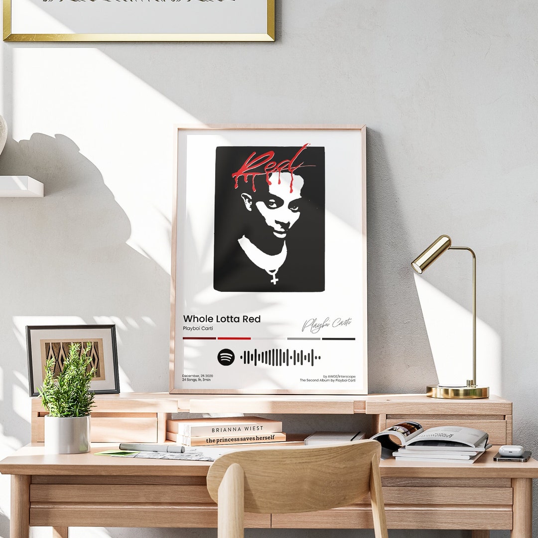 Playboi Carti 'whole Lotta Red' Album Cover Poster Perfect for Your ...