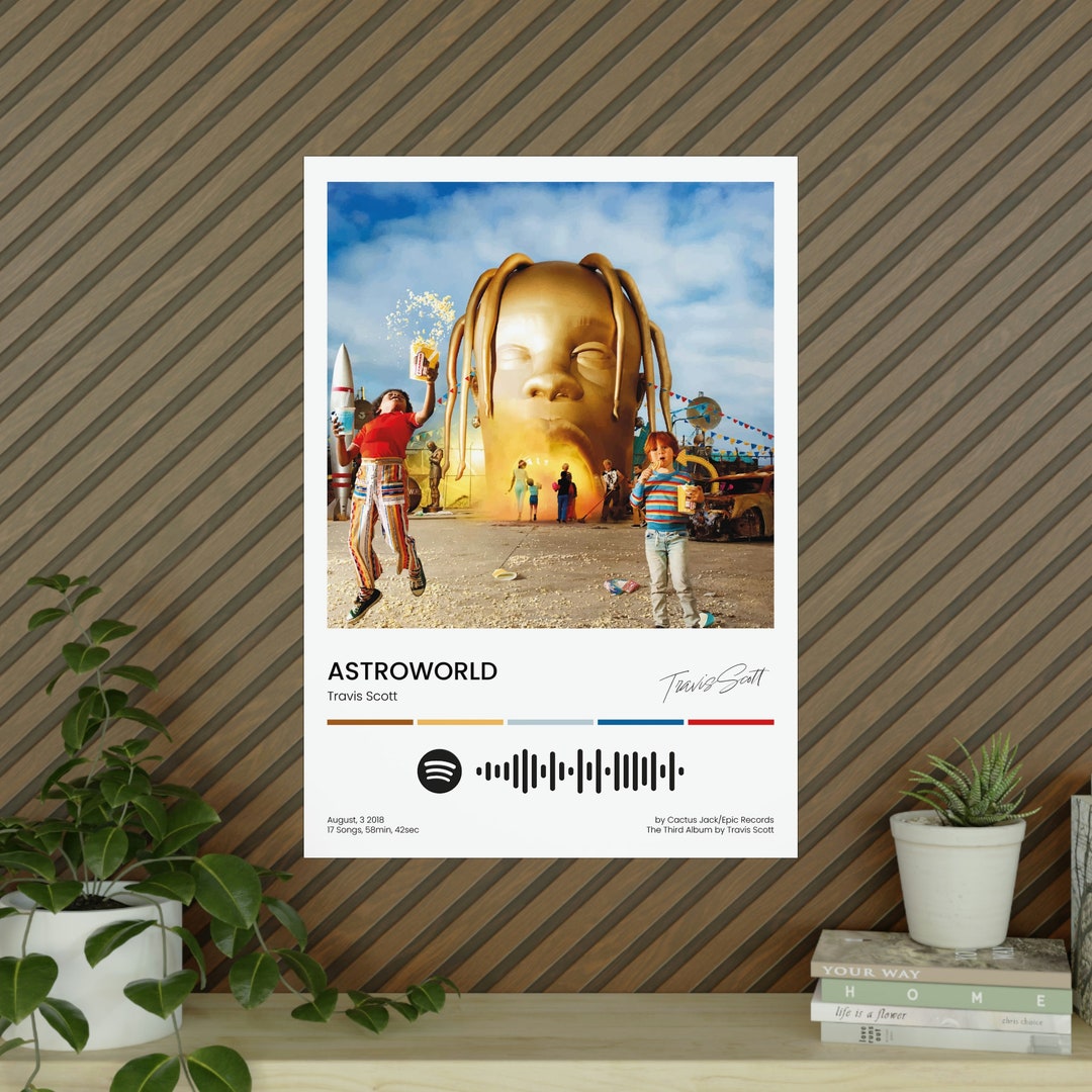 Travis Scott Astroworld Album Cover Art Print Perfect for - Etsy