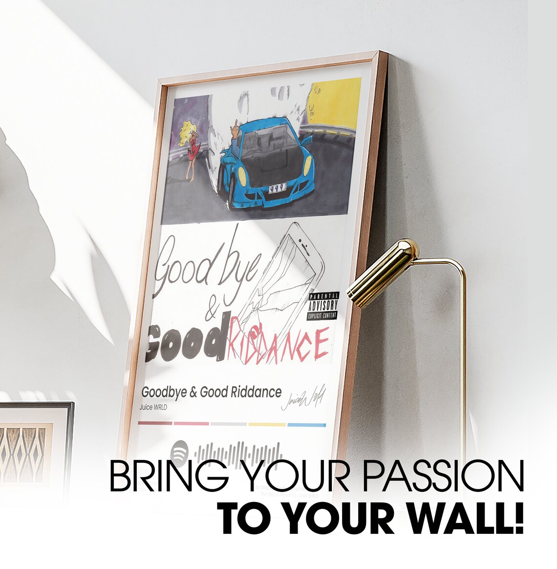 Juice WRLD Goodbye & Good Riddance Album Cover Art Print Perfect for ...