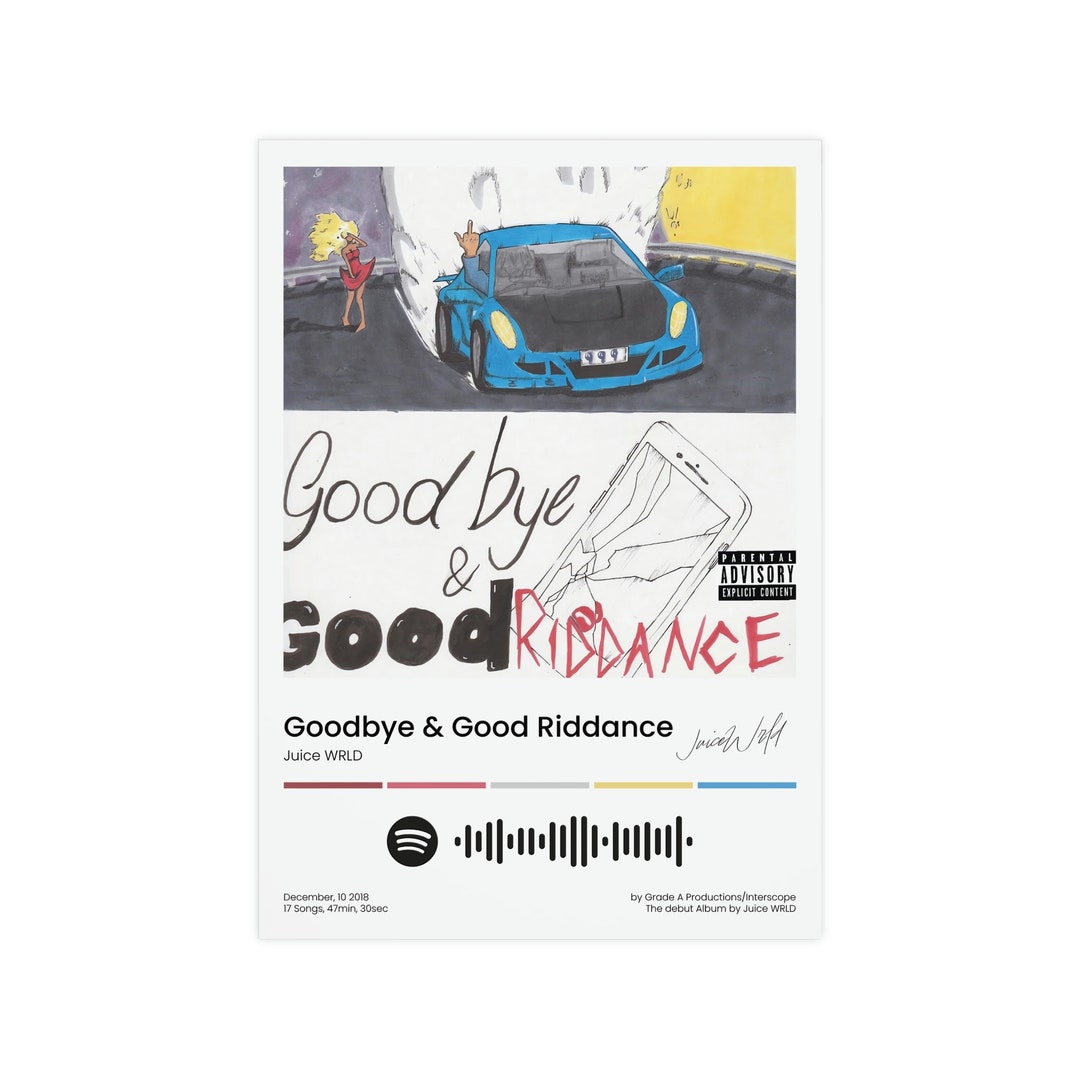 Juice WRLD Goodbye & Good Riddance Album Cover Art Print - Etsy