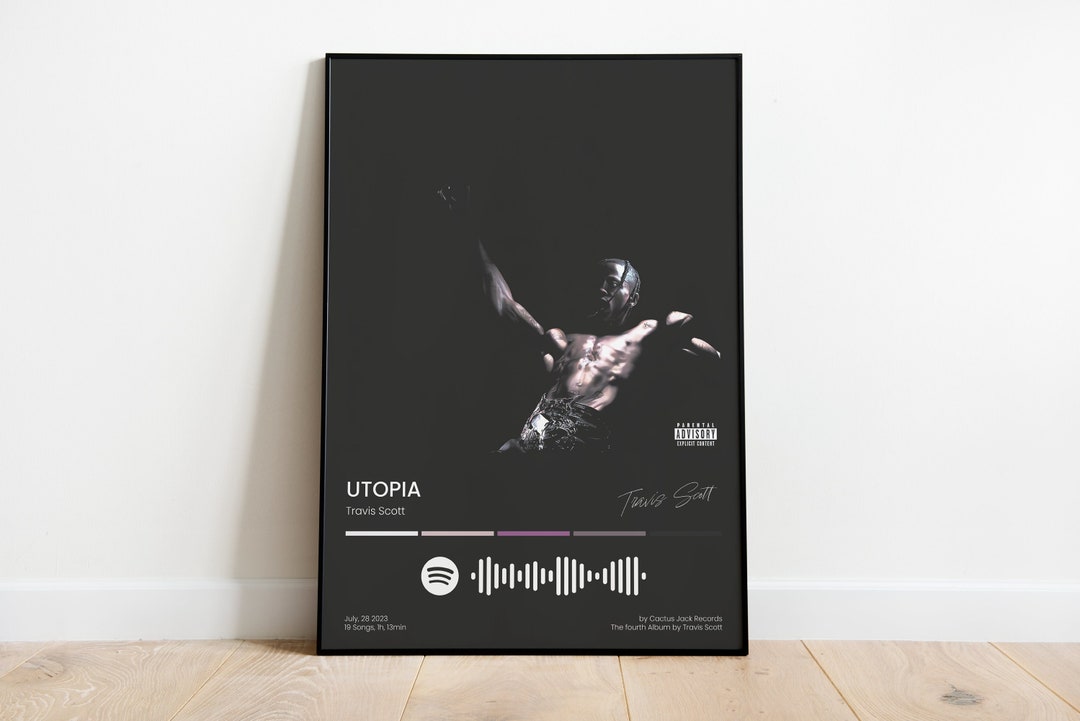 Travis Scott 'UTOPIA' Album Cover Art Print Perfect - Etsy