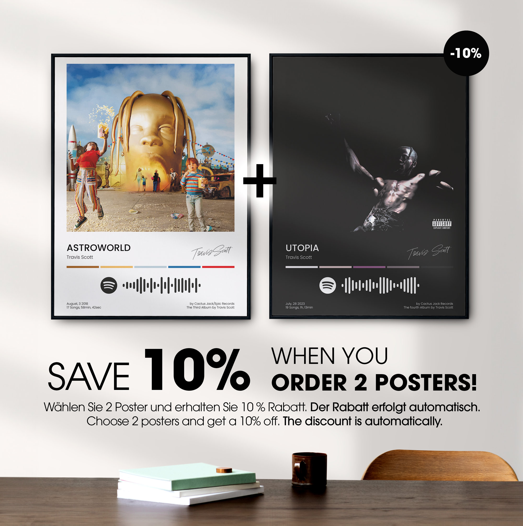 Travis Scott 'UTOPIA' Album Cover Art Print Perfect - Etsy