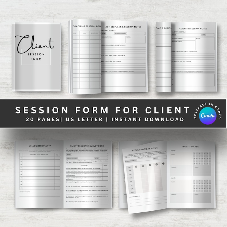 Client Session Form Session Notes Intakes Notes Coaching Toolkit ...