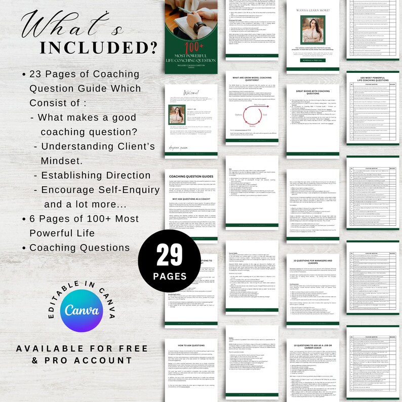 100 Most Powerful Life Coaching Questions Includes Guides | Coaching ...