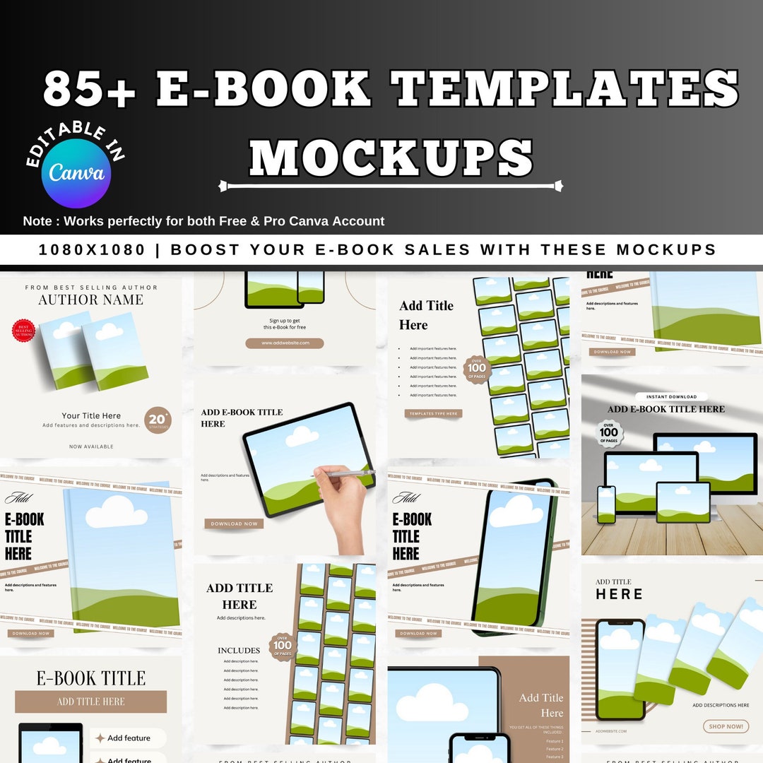 85+ A5 Ebook Mockup Magazine Mockup Canva Mockups Book Mockup, Canva ...