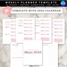 Weekly Planner 2024 | Weekly Schedule | Weekly Planner Printable ...