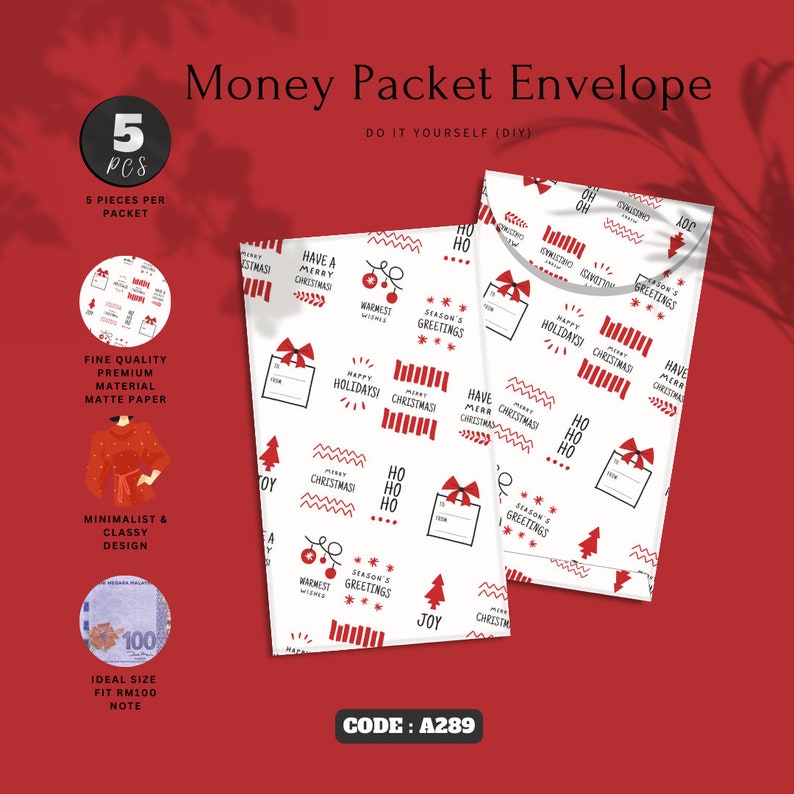 Money Packet Envelope Mockup Template Editable Canva Wedding Money ...