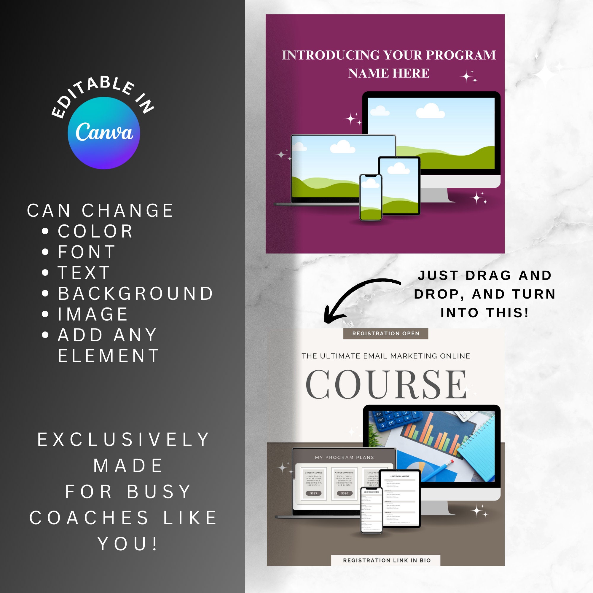 92++ Mockup Template for Coaches, Course Creator Mockups, Digital ...