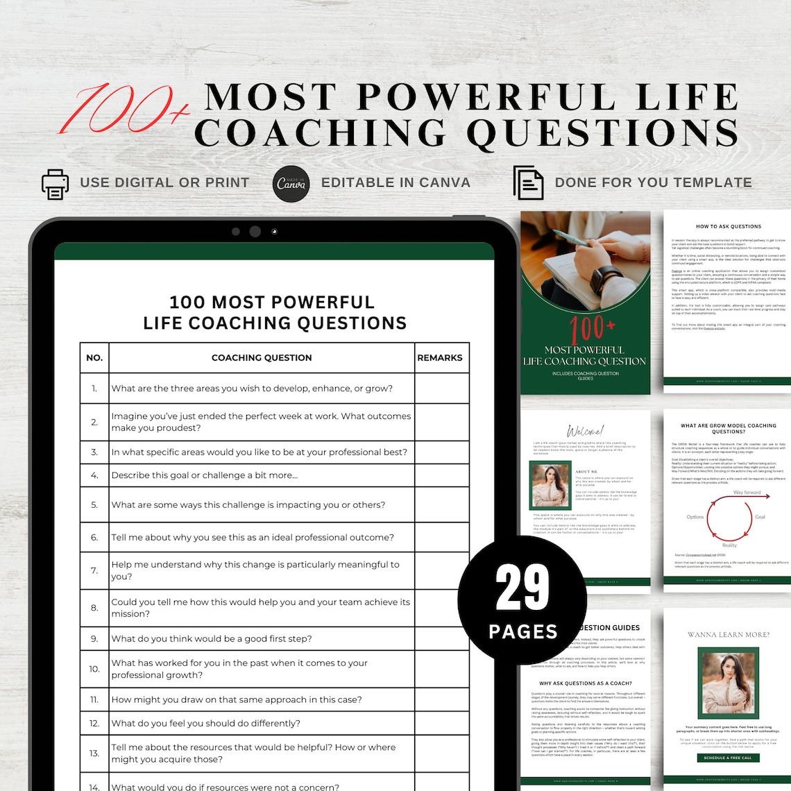 100 Most Powerful Life Coaching Questions Includes Guides Coaching ...