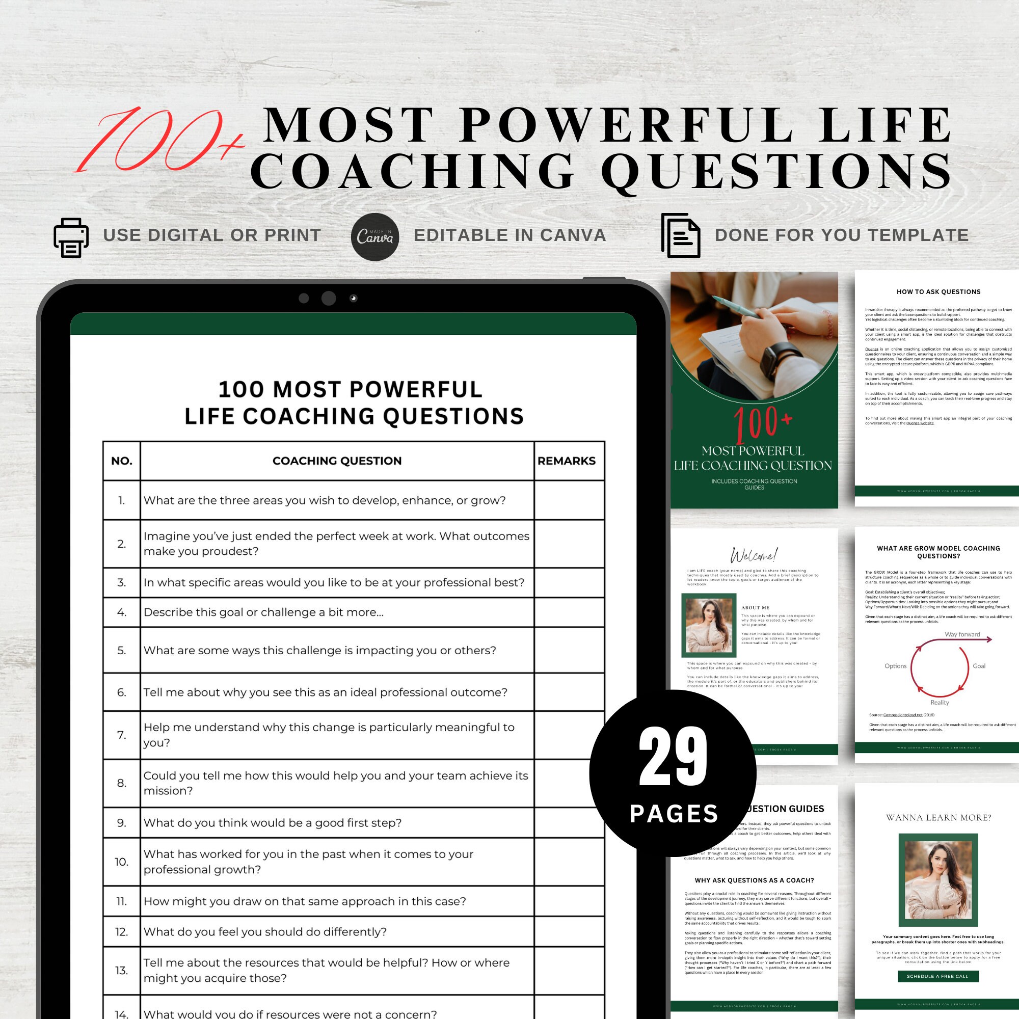 100 Most Powerful Life Coaching Questions Includes Guides Coaching ...