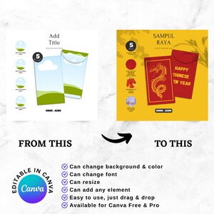 Money Packet Envelope Mockup Template Editable Canva Wedding Money ...