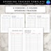 Printable Spending Tracker Monthly Expense Planner Budget Chart Pdf ...