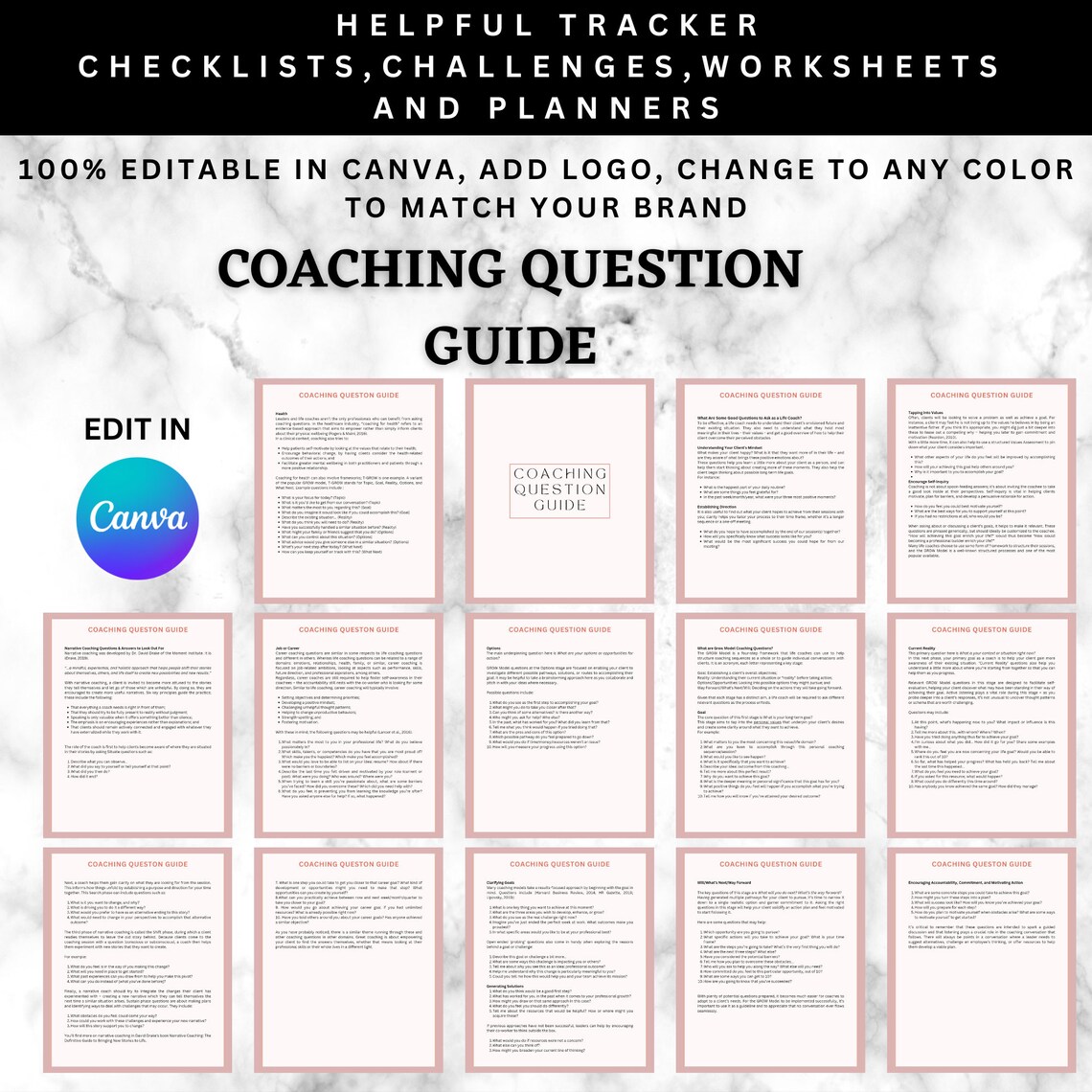 Coaching Session Planners Worksheets coaching Toolkit coaching ...