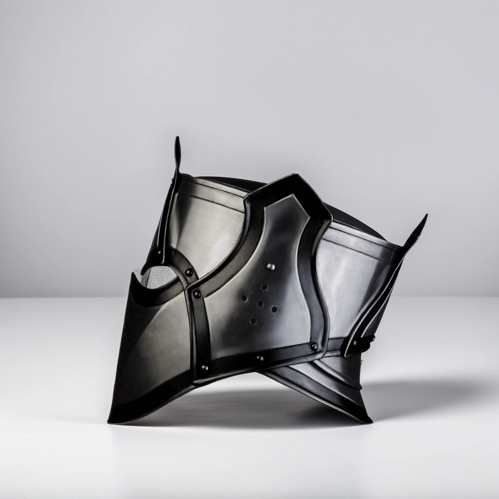 Kaldor Darkened Helmet Handcrafted Medieval Knight's - Etsy