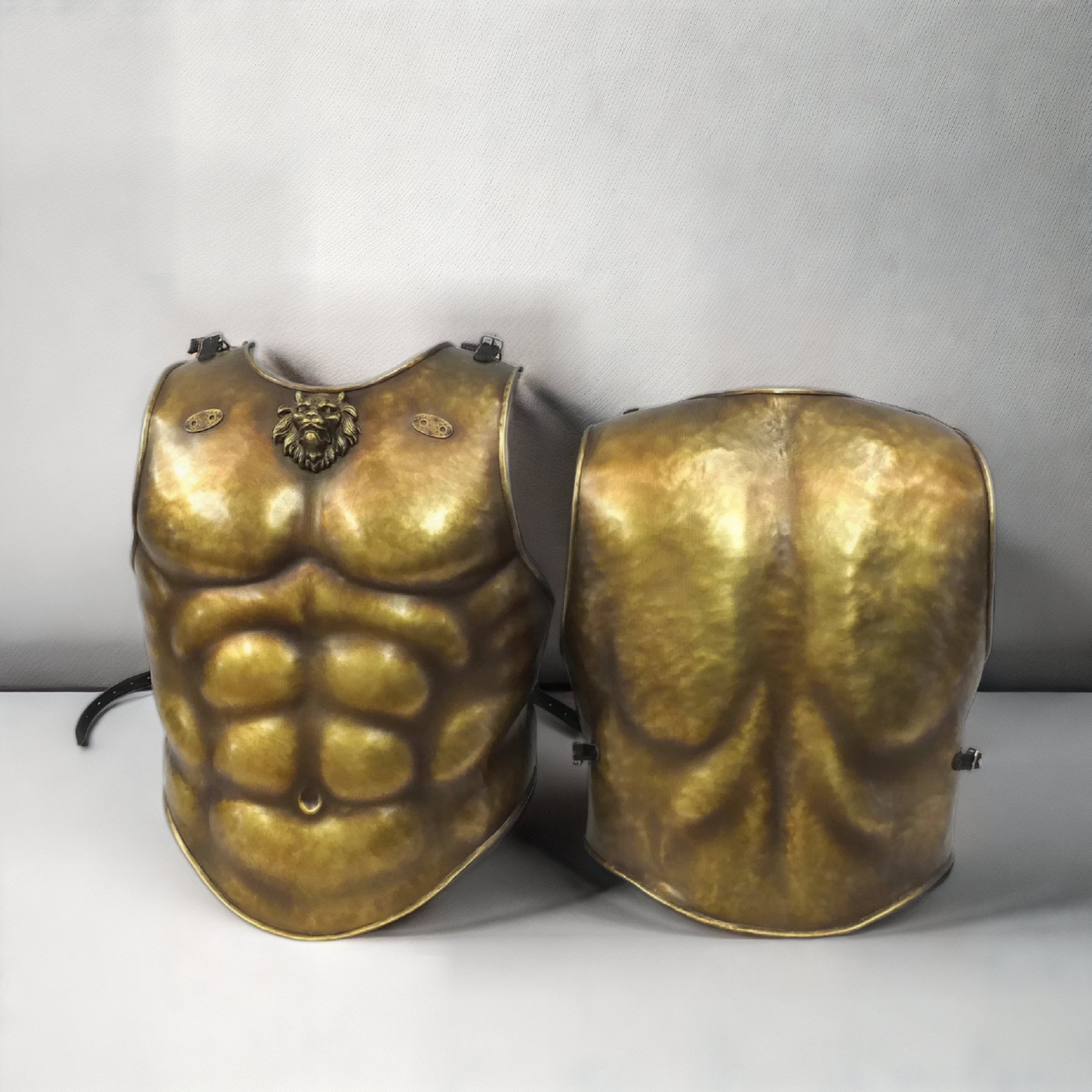 Celestial Guardian: Handmade Steel Antique & Brass Roman Cuirass ...