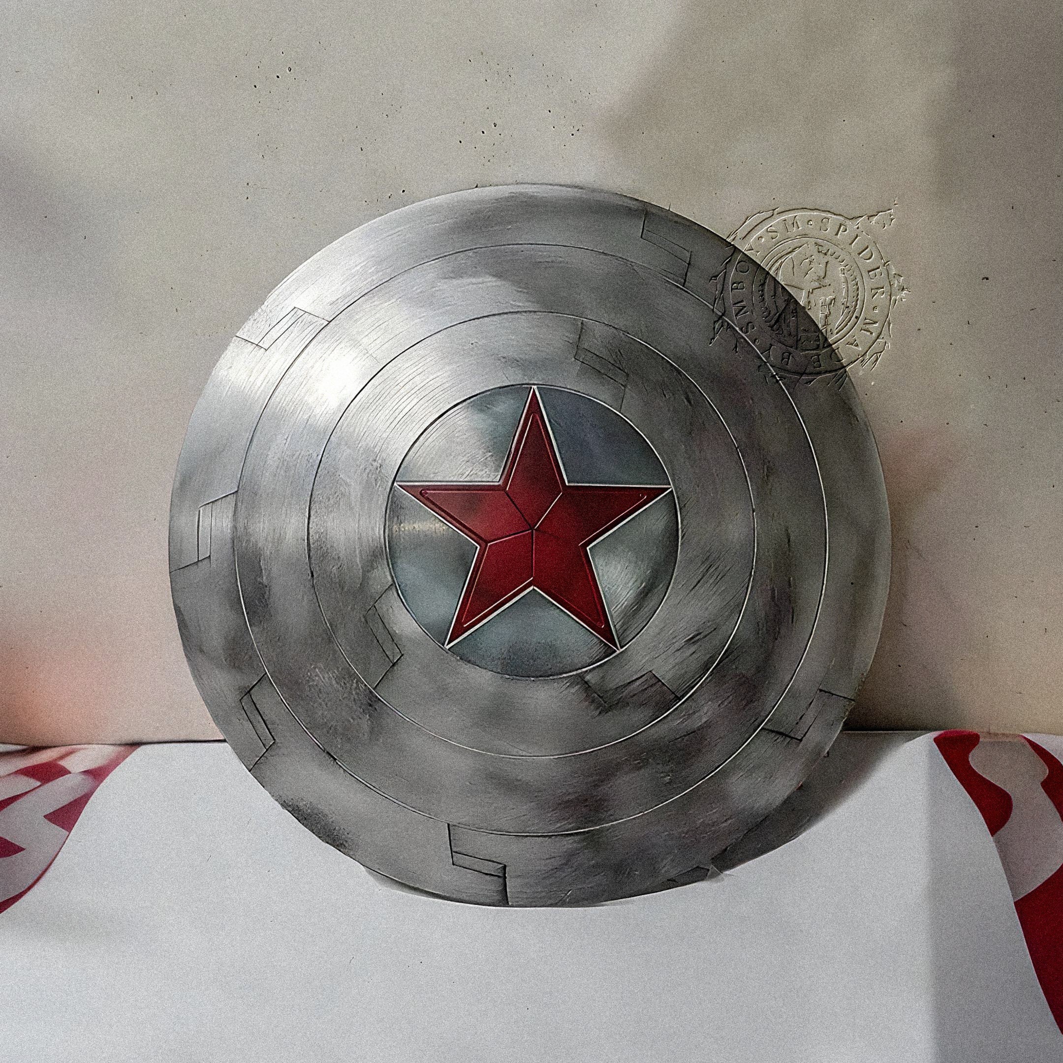 Captain America Bucky Custom Design Shield Collectible Décor Legend ...