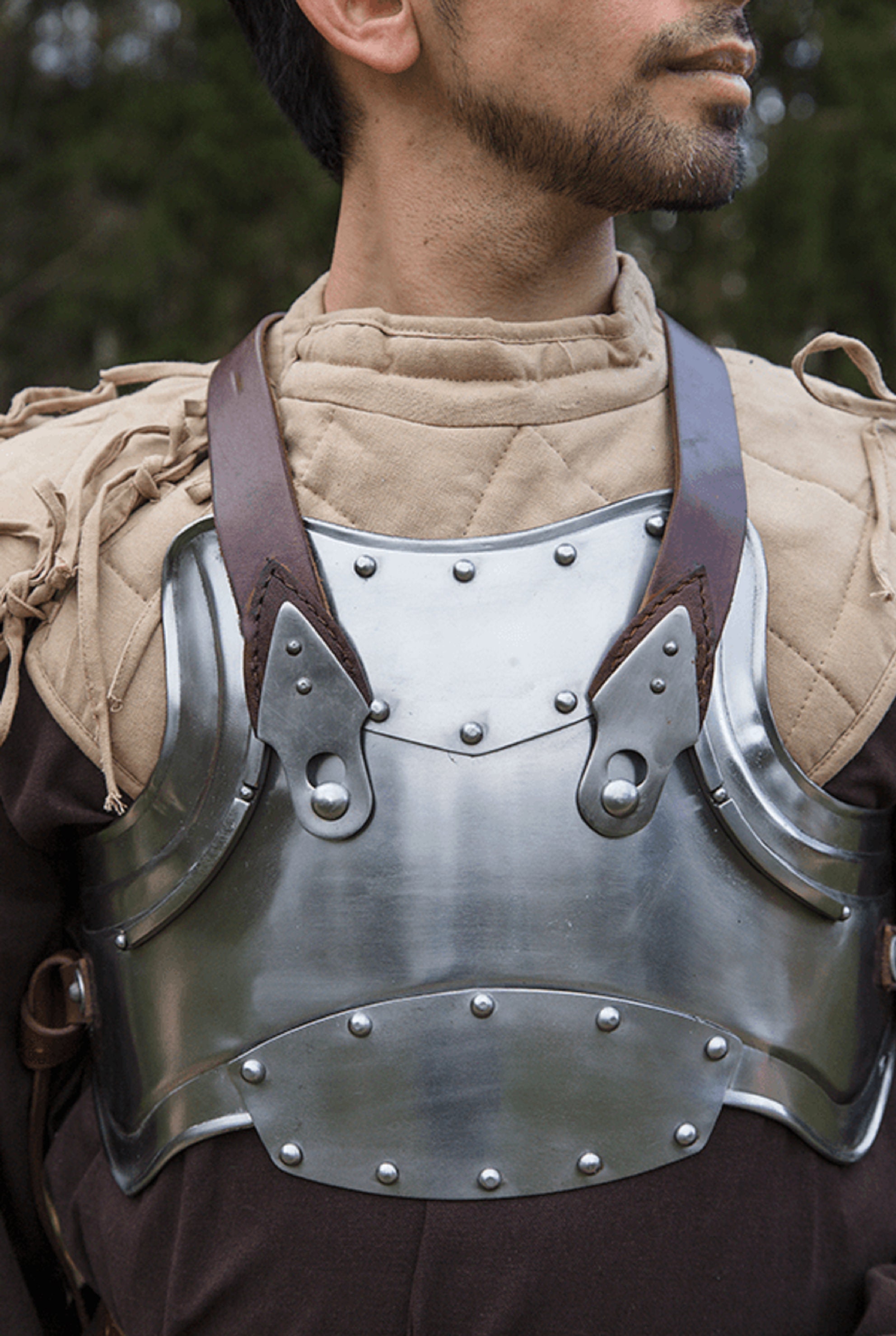 Medieval Armor Fantasy Merc Light Armor Chestplate, Warrior Steel ...