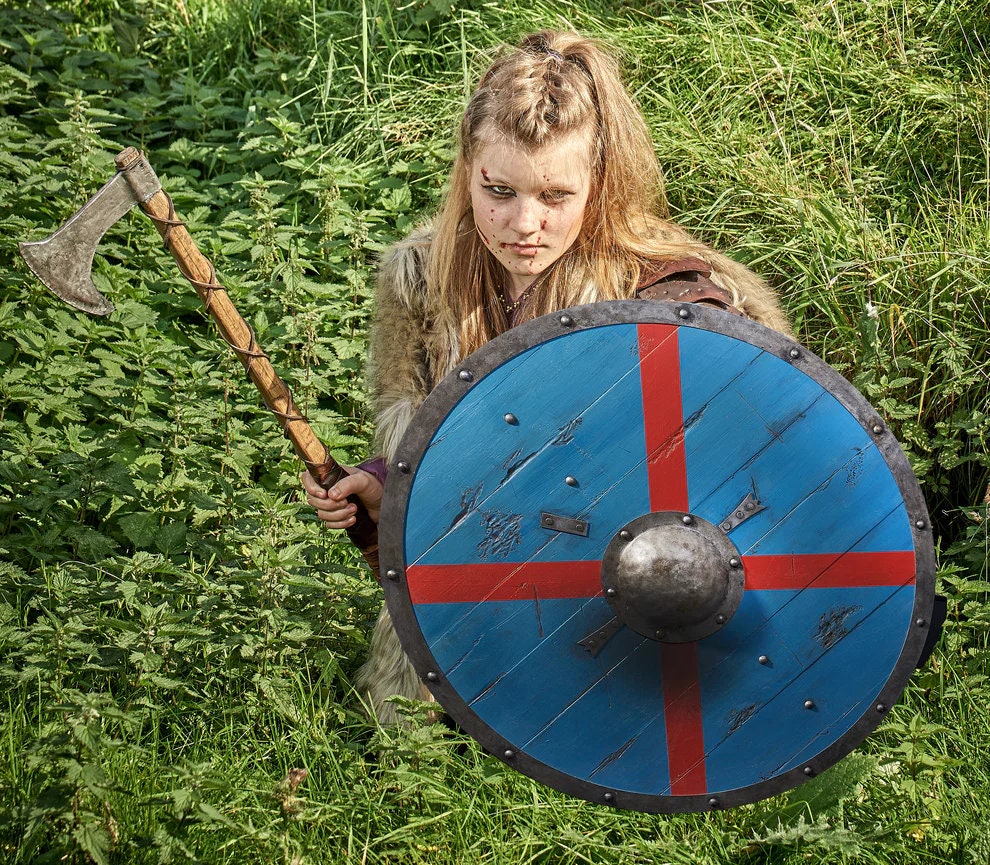 Rollo Sigurdsson, Wooden Viking Shield Knight Valhalla Shield Wall ...