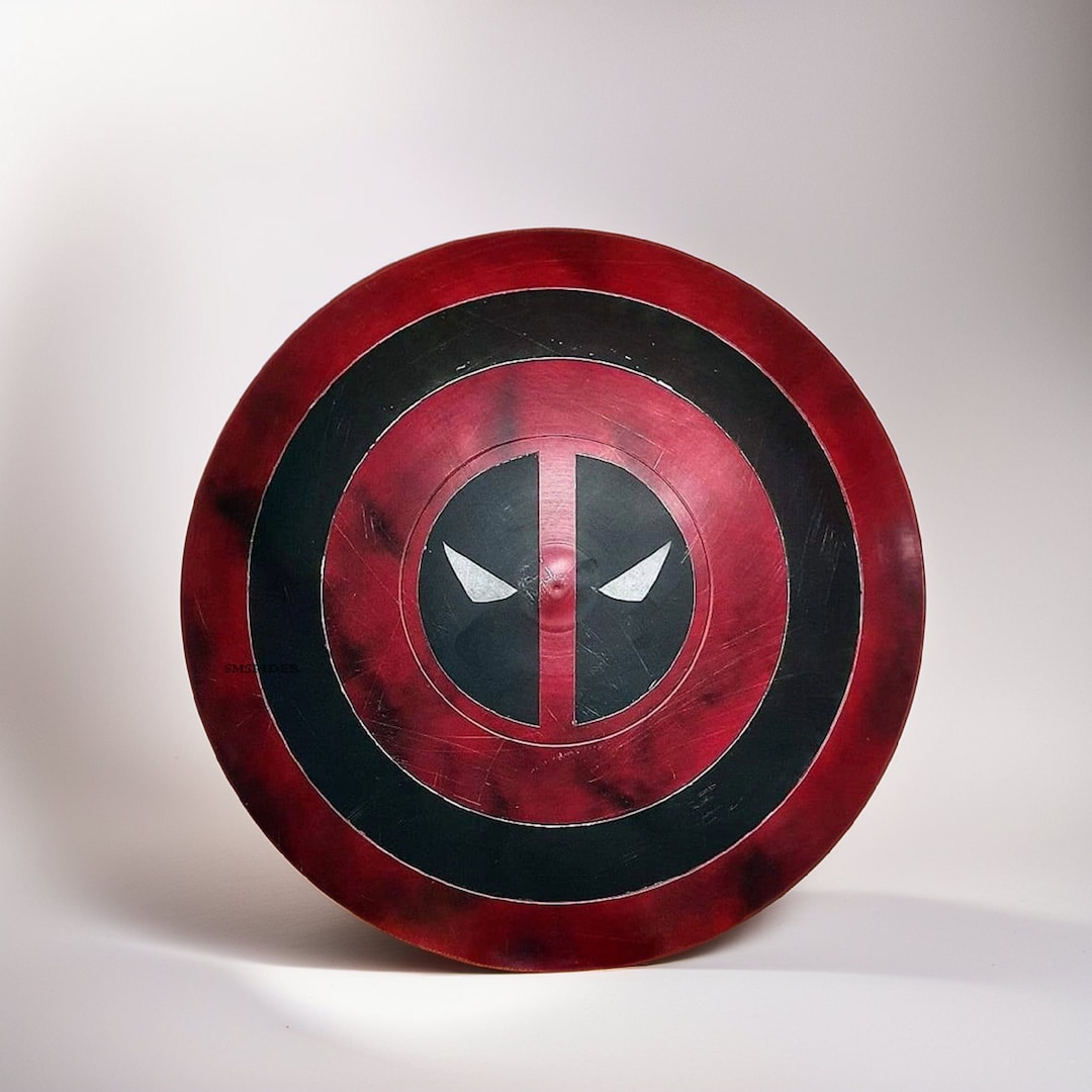 Deadpool & Wolverine Deadpool Shield Captain Deadpool Costume ...